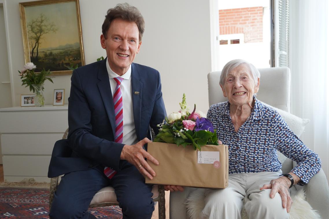 Lingenerin Ruth Fischer feiert 105. Geburtstag